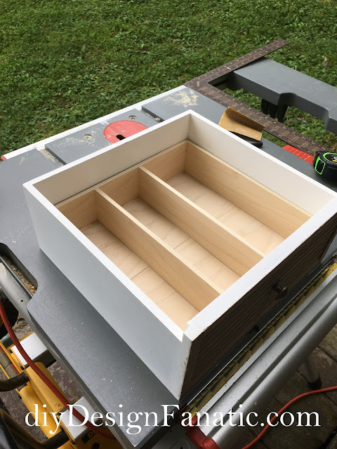 drawer organizer, diy, build it yourself, cottage, cottage style ...