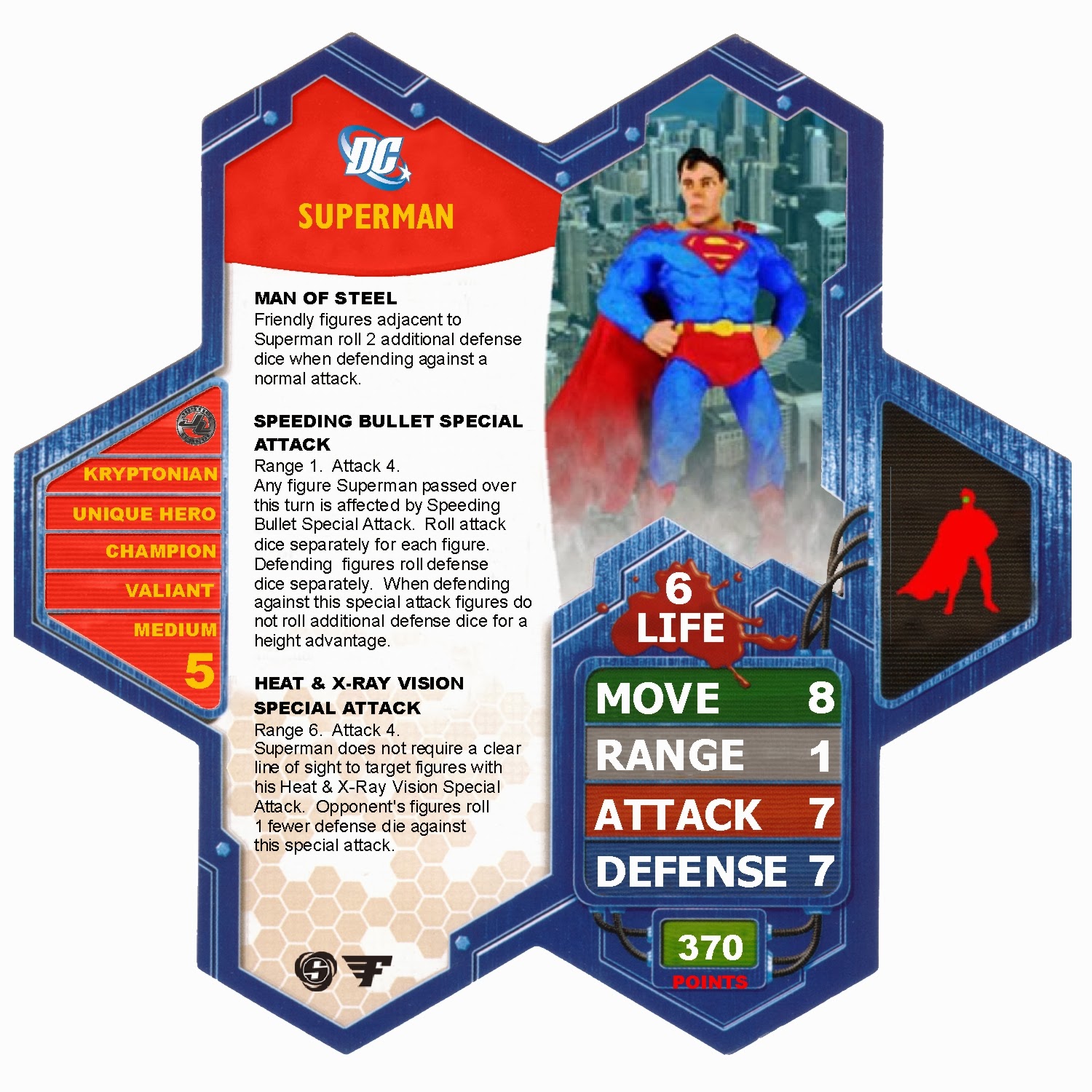Heroscape Cards, finished edition: Justice League Master Set