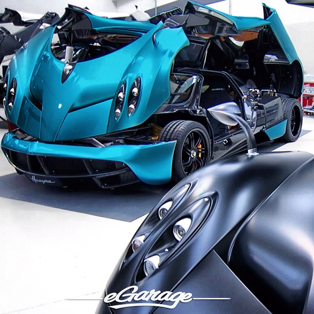 Prototype 0: First Light blue Huayra!