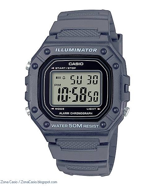 Zona Casio: El Casio W-218 tendrá una nueva variante gris