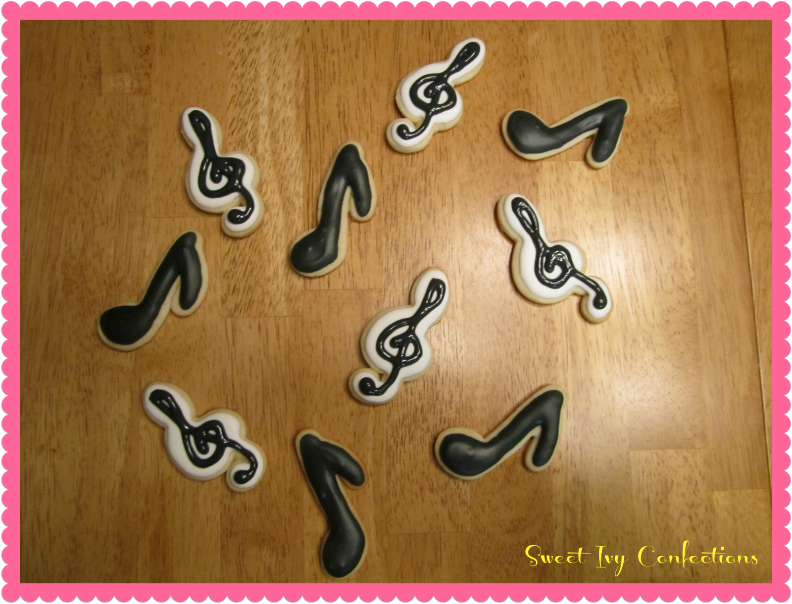 Sweet Ivy Confections: MSBOA Marching Band Festival Cookies 2012