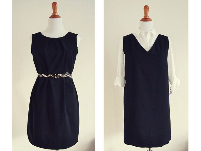 patron couture robe droite