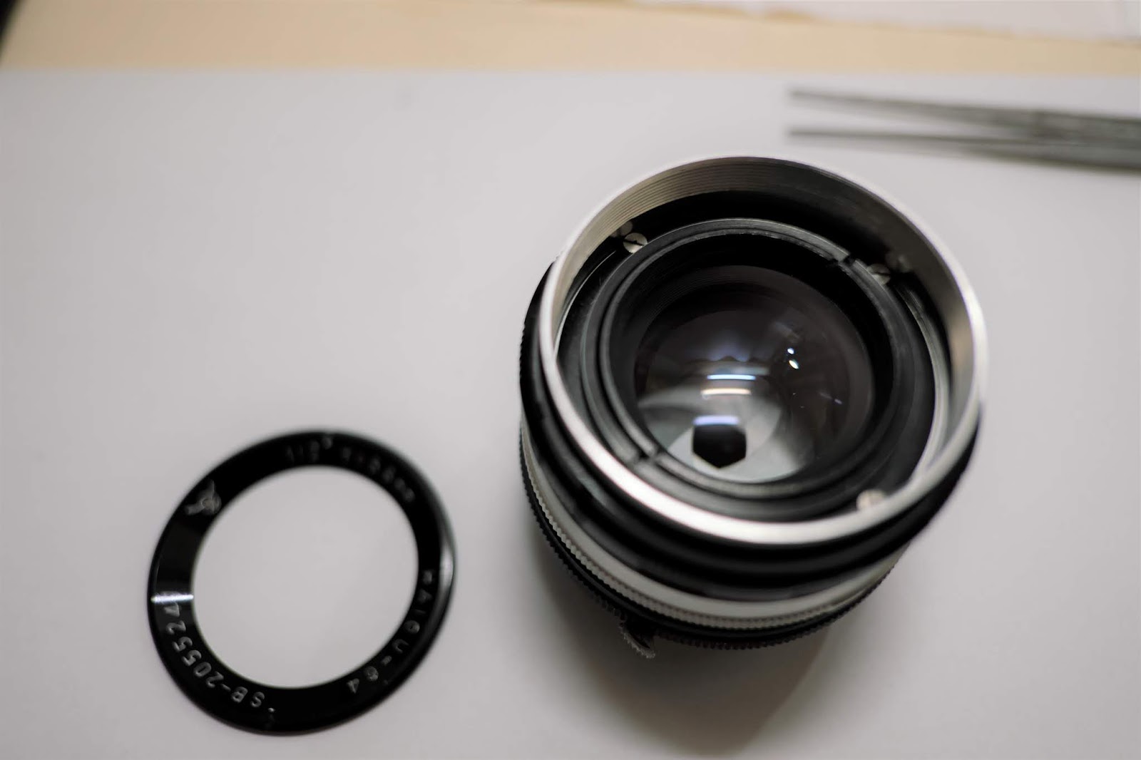 HAIOU-64 58mm f2 拆解清理