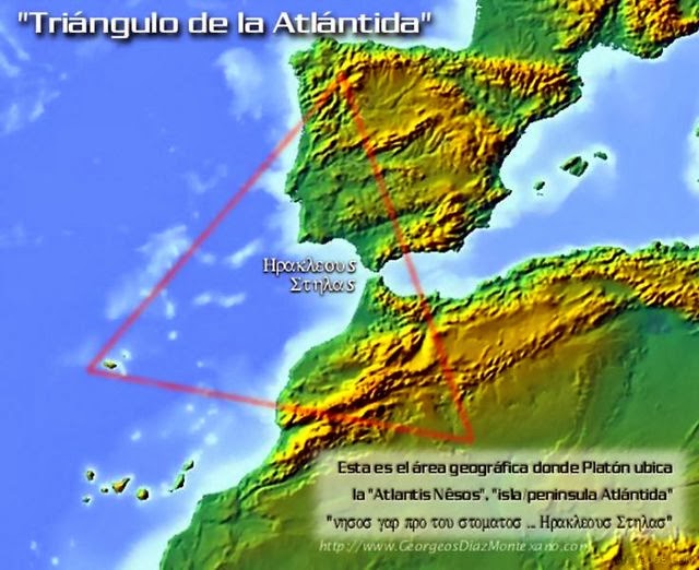 La capital de la Atlántida descrita por Platón