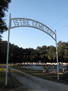 nattieconcepts: Moon over Mermentau Cove - Istre Cemetery, Louisiana