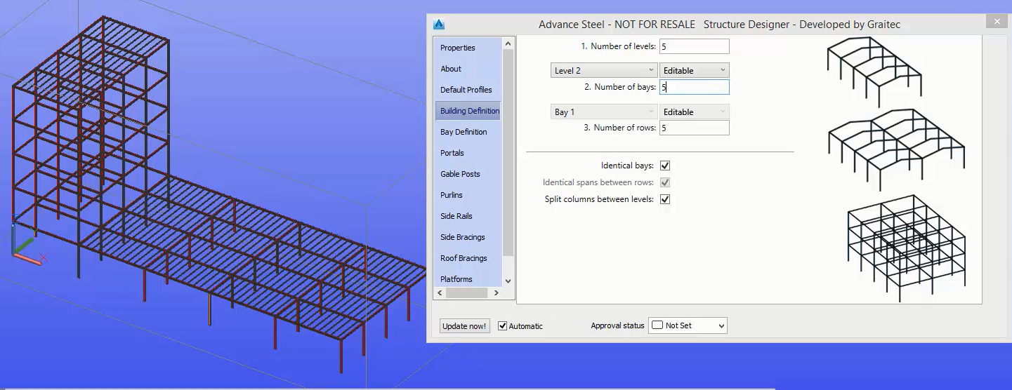 Revit Add-Ons: Steel Structure Designer for Advance Steel