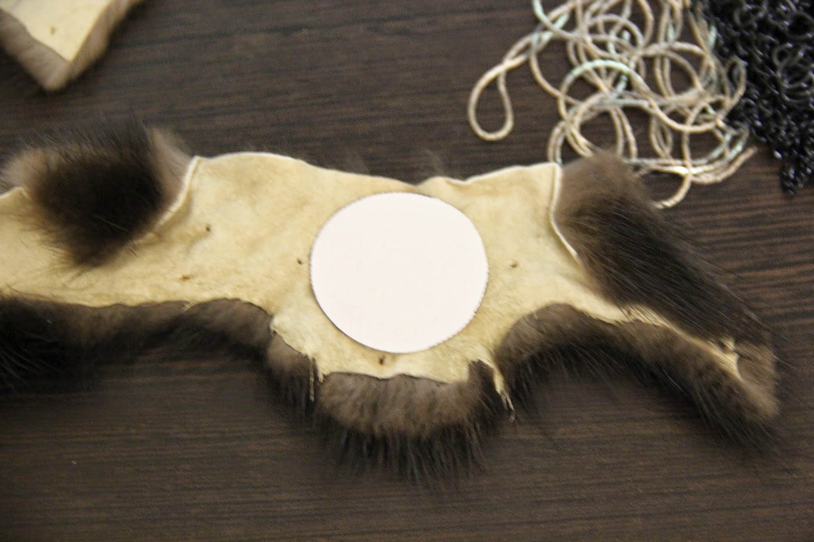 Украшения CATLOVER: Меховые длинные бусики из норки / Beads of mink