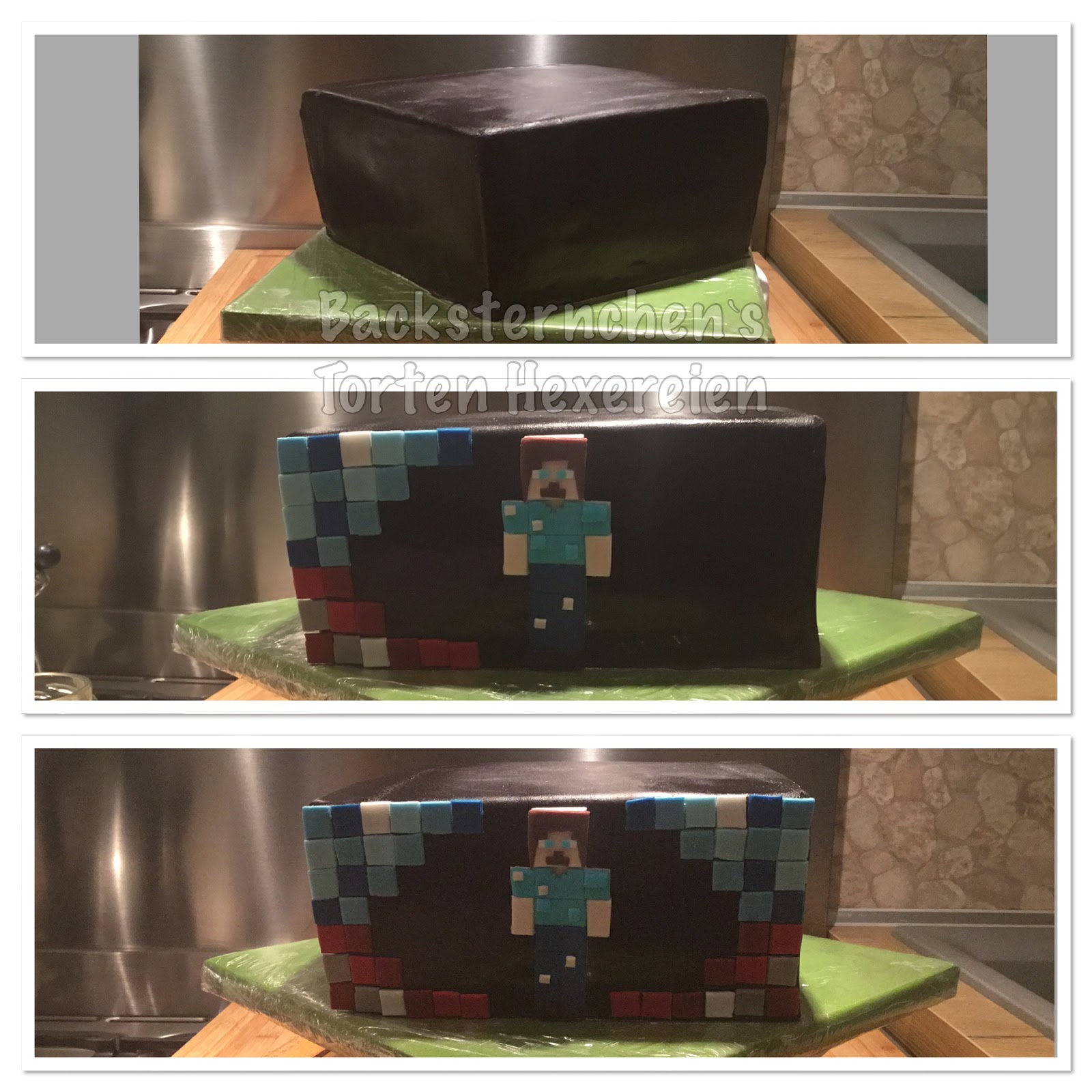 Backsternchen's Torten Hexereien : Anleitung Minecraft Torte