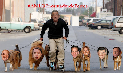 BLOG ESCOMBRISMO: AMLO, EL ENCANTADOR DE PERROS, y las imágenes chuscas ...