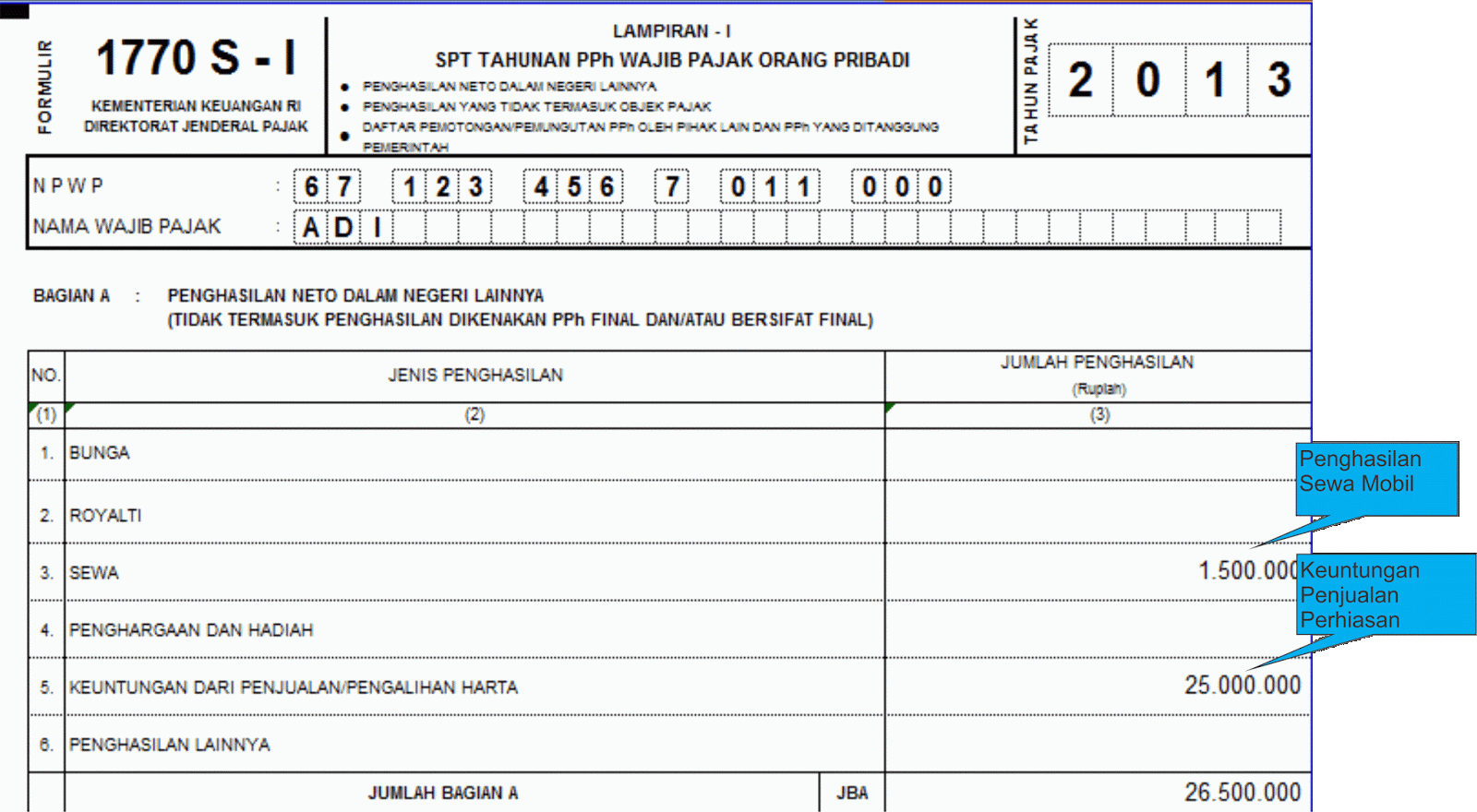 PETUNJUK PENGISIAN SPT TAHUNAN PPH 1770 S - BIDIK PAJAK