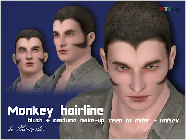 Rock The Sims Italy \m/: MONKEY HAIRLINE