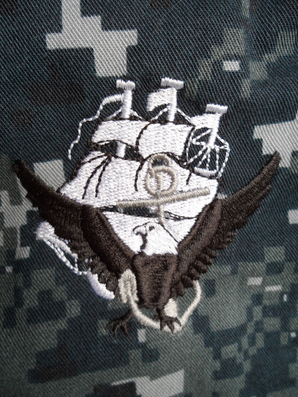 Four Bees: US Navy Digital Camo, Navy Work Uniform, NWU