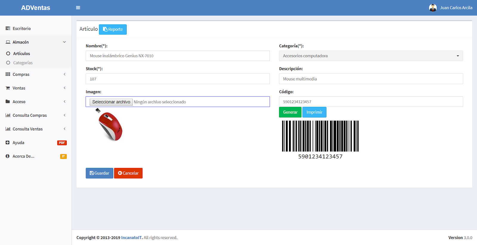 Código Sistema de Compras, Ventas en PHP 7 y Mysql (Código de Barras ...