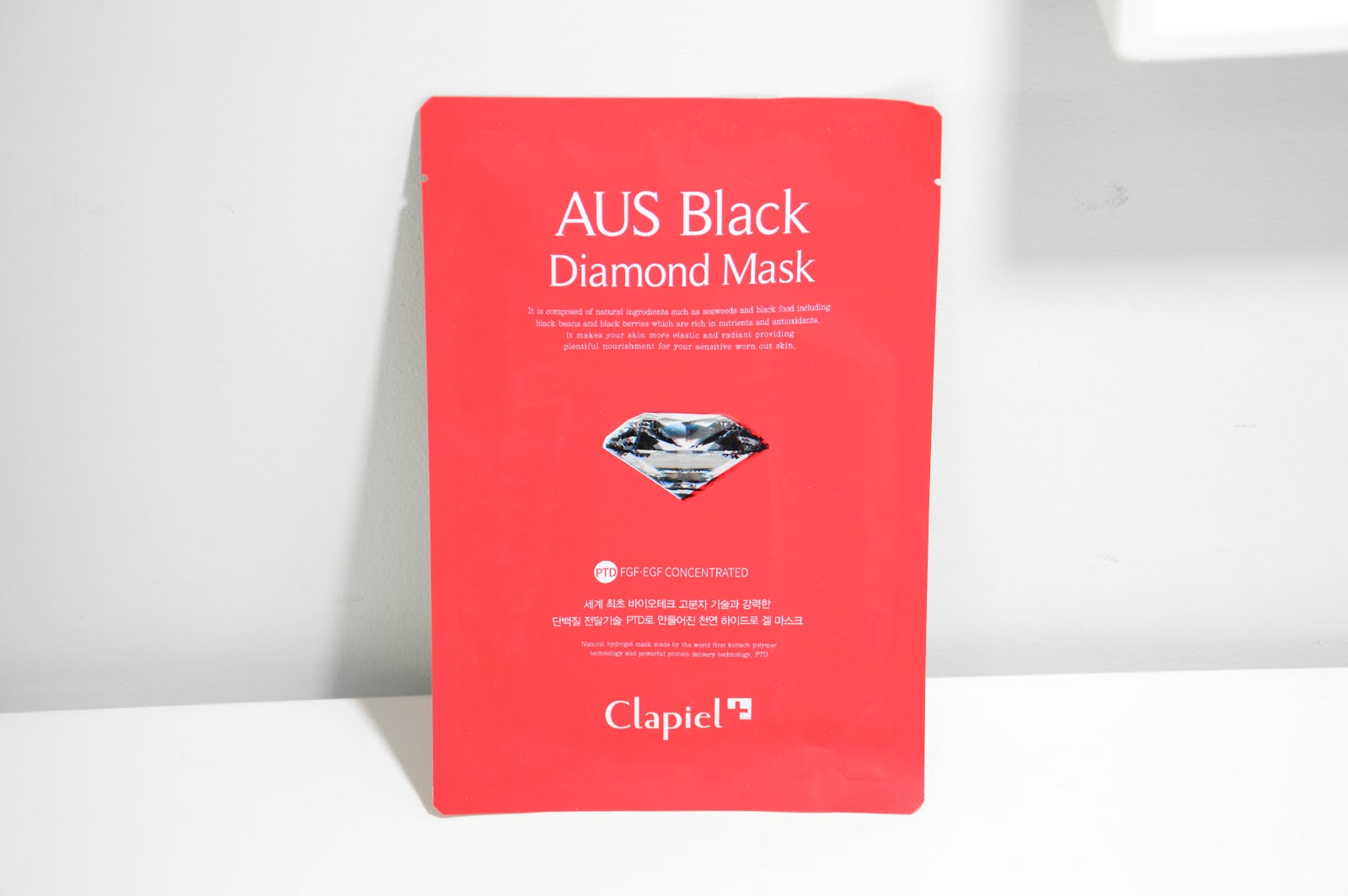|REVIEW| [KSTYLES] Clapiel AUS Black Diamond Mask