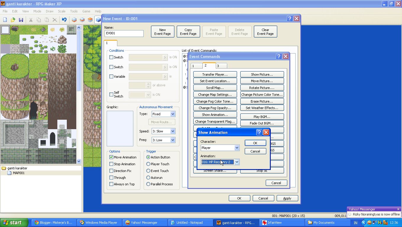 Tutorial RPG Maker XP Cara Membuat Karakter Berubah Bentuk Saat ...