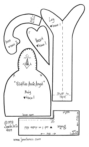 Pin by Lynn Jenks on muñecas country | Rag doll pattern, Easy primitive ...