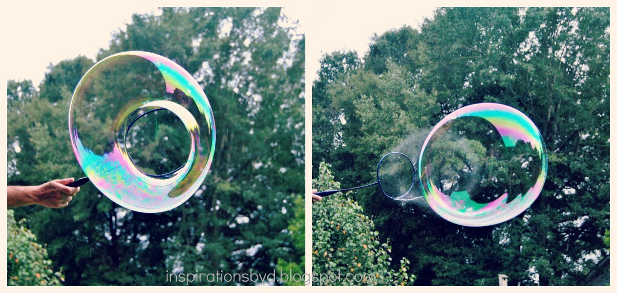Inspirations by D: Large Homemade Bubbles
