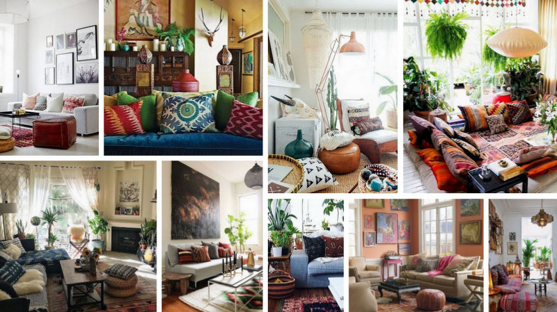30+ Σαλόνια - Καθιστικά σε Ethnic - Boho στυλ | SOULOUPOSETO
