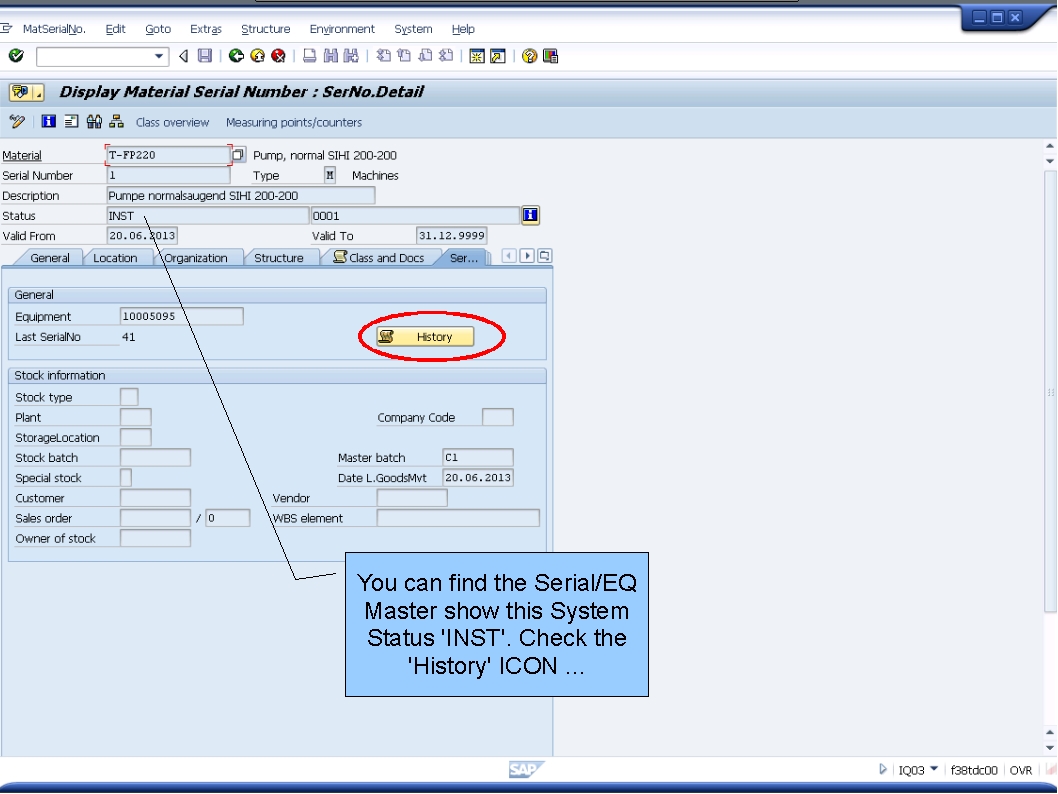 青蛙SAP分享 Froggy's SAP sharing: PM IE4N Goods Issue & Install Equipment