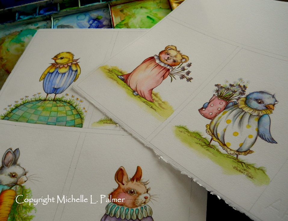 Michelle Palmer: Prints of my Fabric Illustrations...