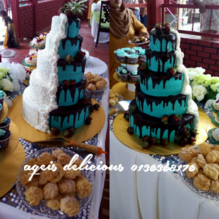 My Bake, My Deco: Kek 5 tingkat..pelbagai rasa..