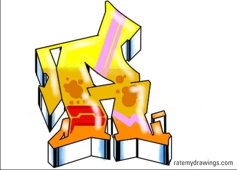 Battle Graffiti R - Graffiti Alphabet Letter R ~ Trends Graffiti