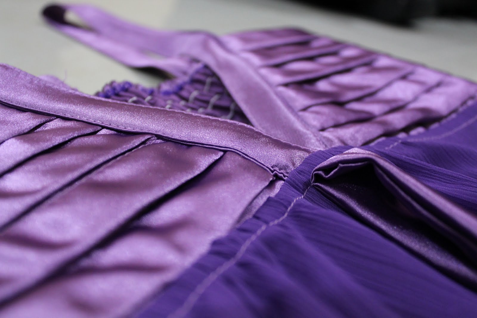 Brand New Korea's Princess Purple Silk Top