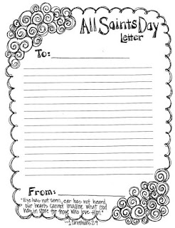 Look to Him and be Radiant: Celebrate & Learn: Halloween, All Saints ...