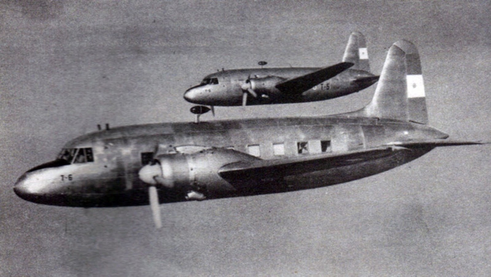 Historias Individuales: LV-XEU (T-6) Vickers VC.1-615 Viking 1B c/n 180