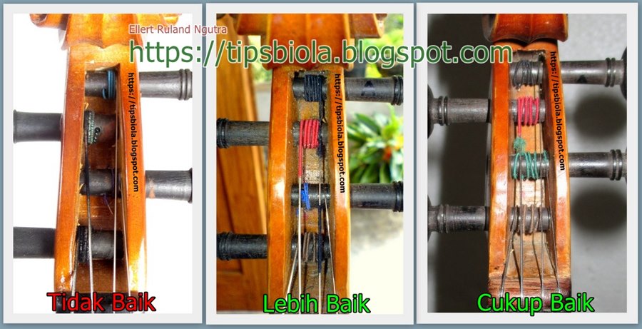 Tips Biola: Rapikan Senar, Berikan Pensil Pada Nut Dan Bridge (Sebelum ...
