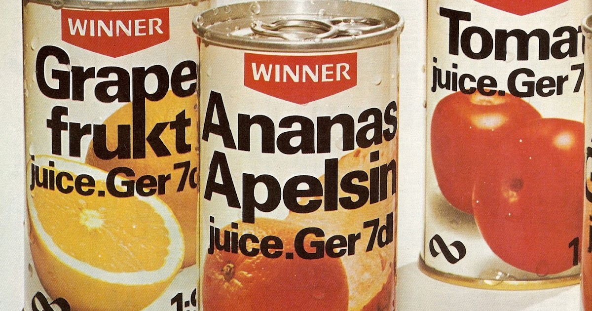 Nostalgorama: Winner juice 1973