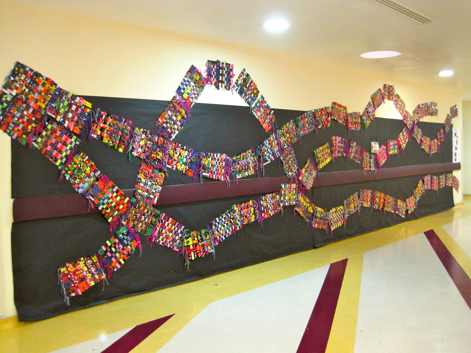 Completed Paper Weavings