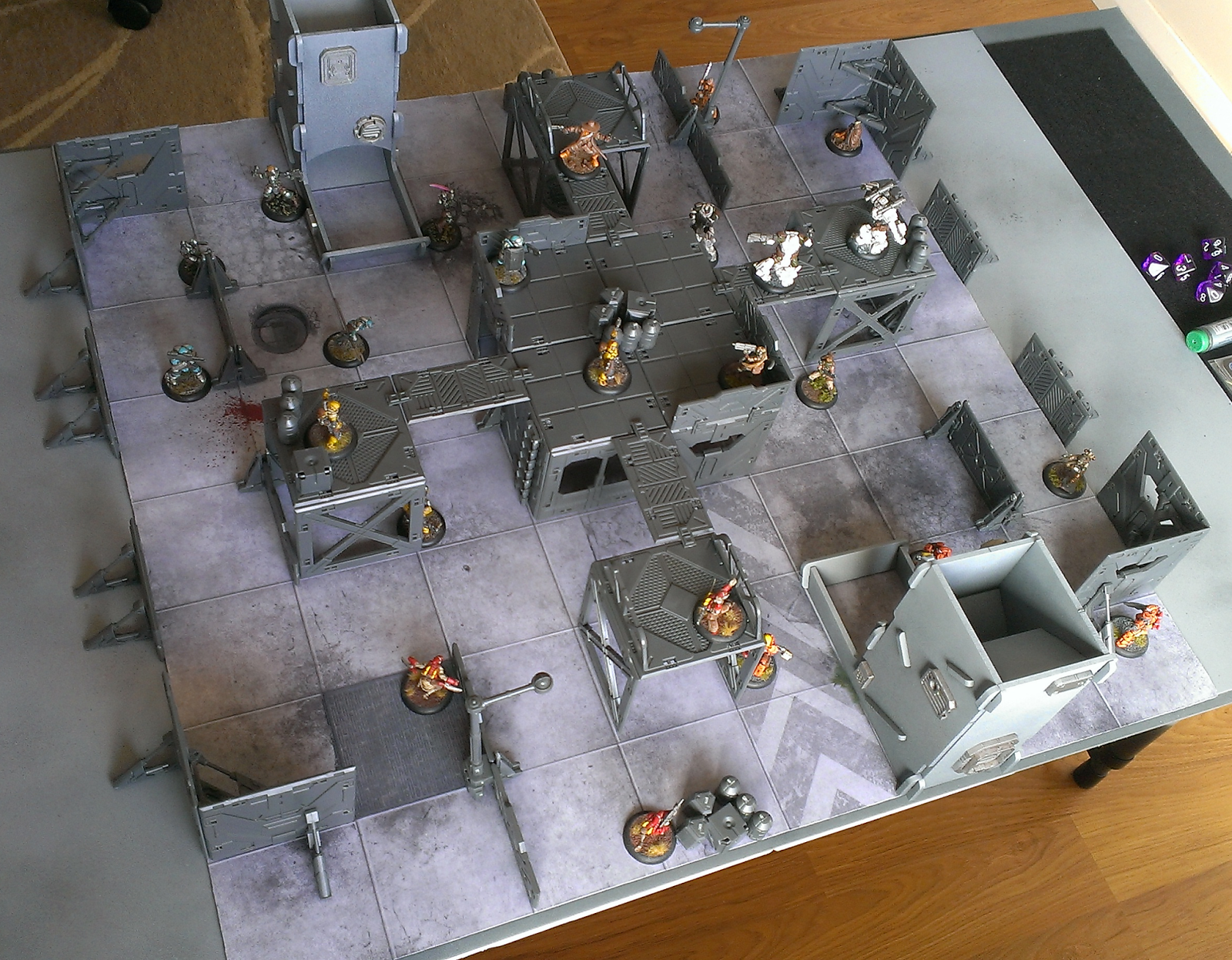 Sync's Wargaming: MERCS with Deadzone Terrain - Part 3