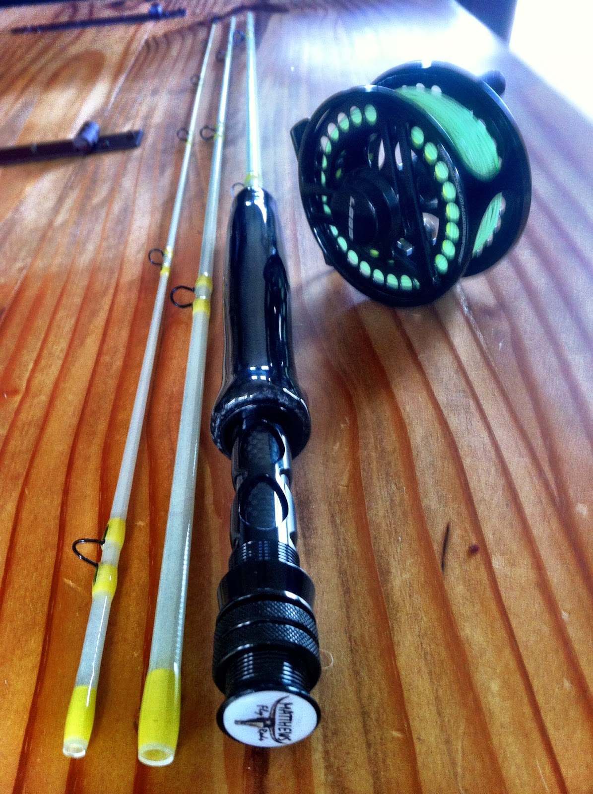 Matthews Fly Rods : BLUE HALO 7'6" 3pc 3/4 wt
