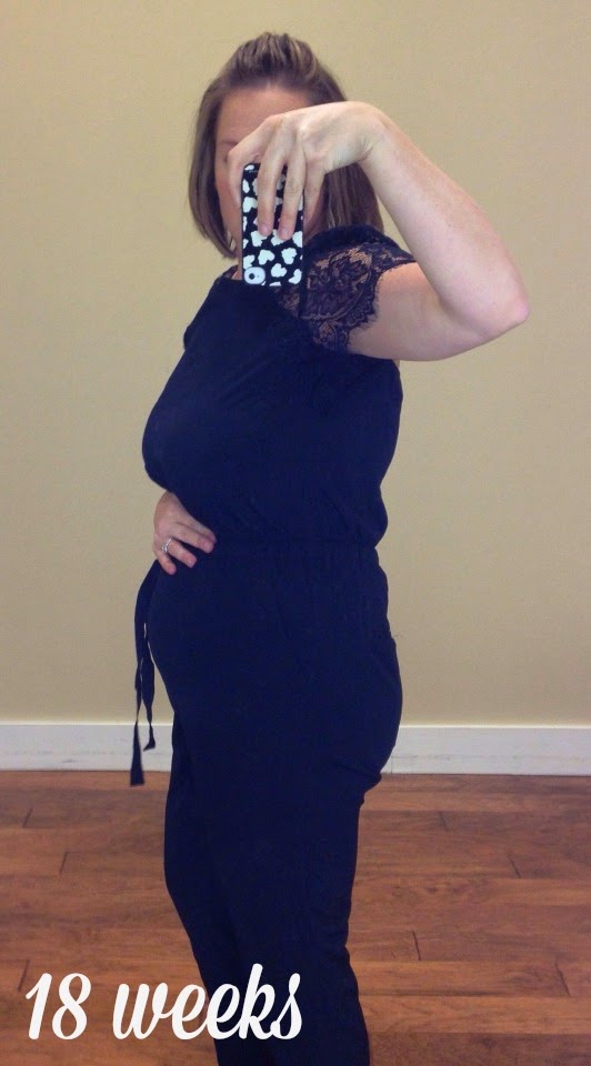 Mrs. L: 18 week baby bump