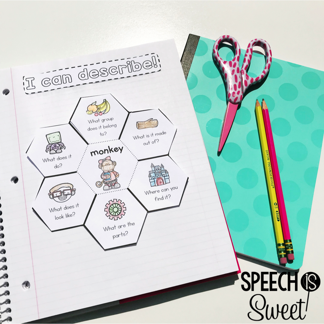 September Interactive Language Notebook - Speech is Sweet