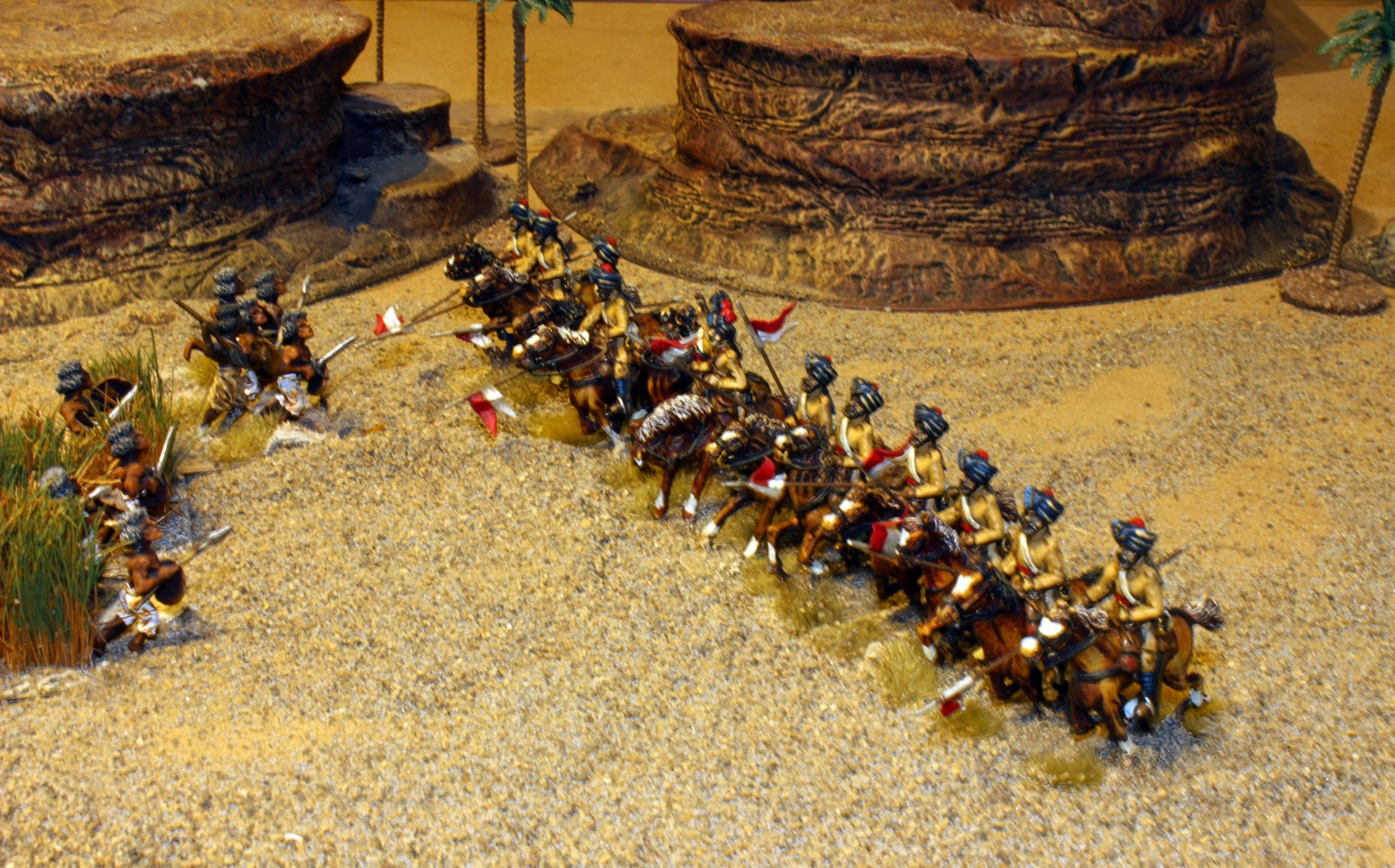 One man and his brushes.: Sudan - 9th Bengal Lancers