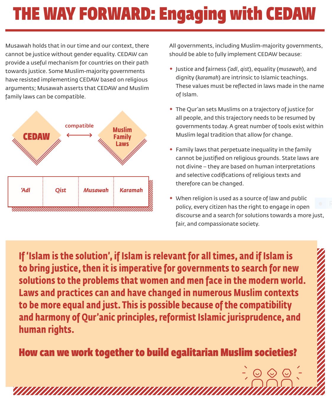 Equal rights for women worldwide: THE WAY FORWARD: Engaging with CEDAW