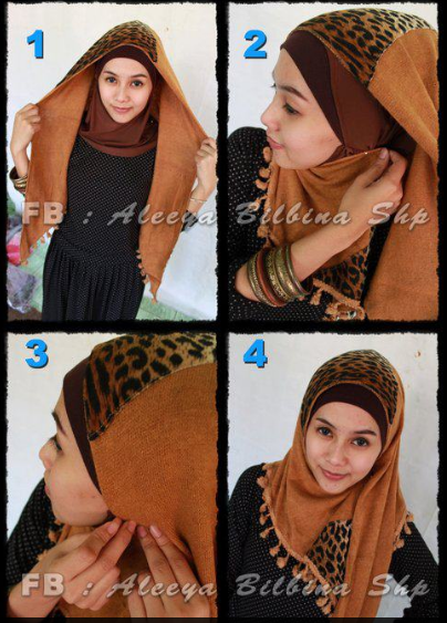 Cara Modis Jilbab Segitiga - Cara Berjilbab & Berhijab Modern Modis