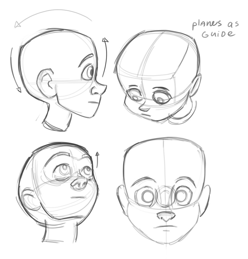 Learning drawing principles: faces, poses