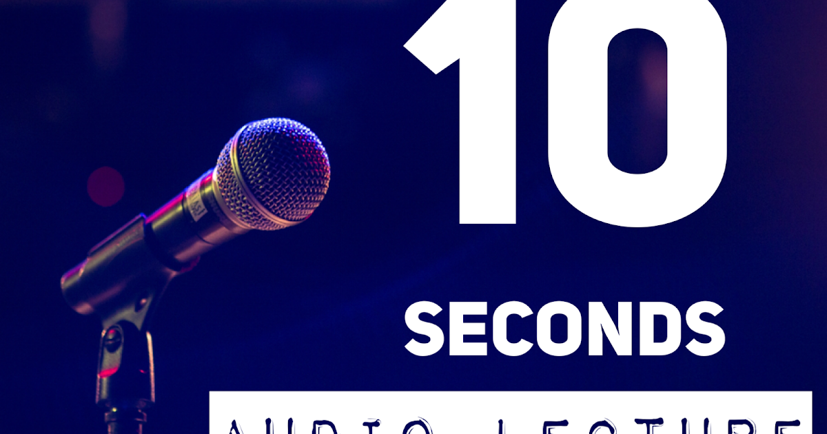 10 Seconds Audio Lecture - Mentalism Center
