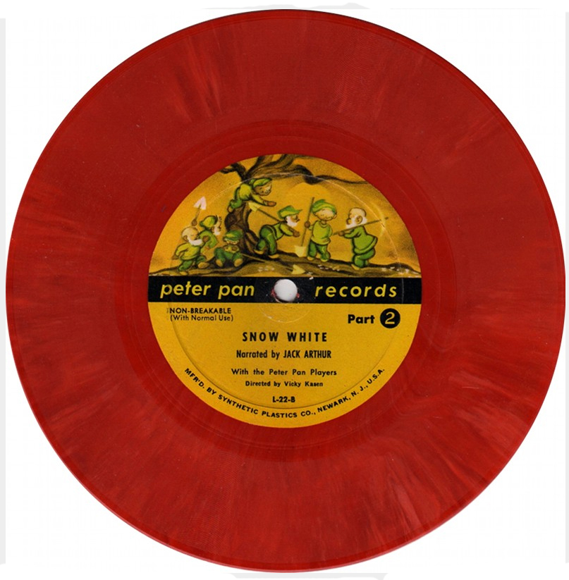 Filmic Light - Snow White Archive: Peter Pan Records - Snow White 78/45 rpm