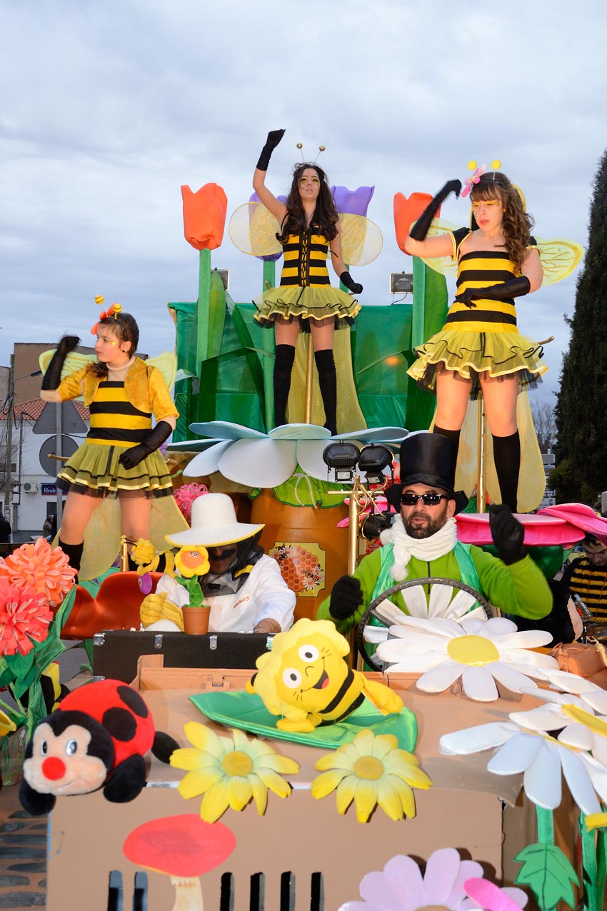 El alegre ritmo de las comparsas contrarrestó la fría tarde de carnaval