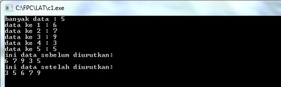 a c i i d: Belajar contoh program pascal counting sort, selection sort, insertion sort, dan ...