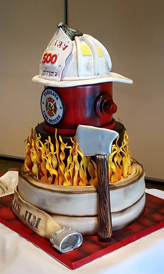 Fire Chief Retirement Cake