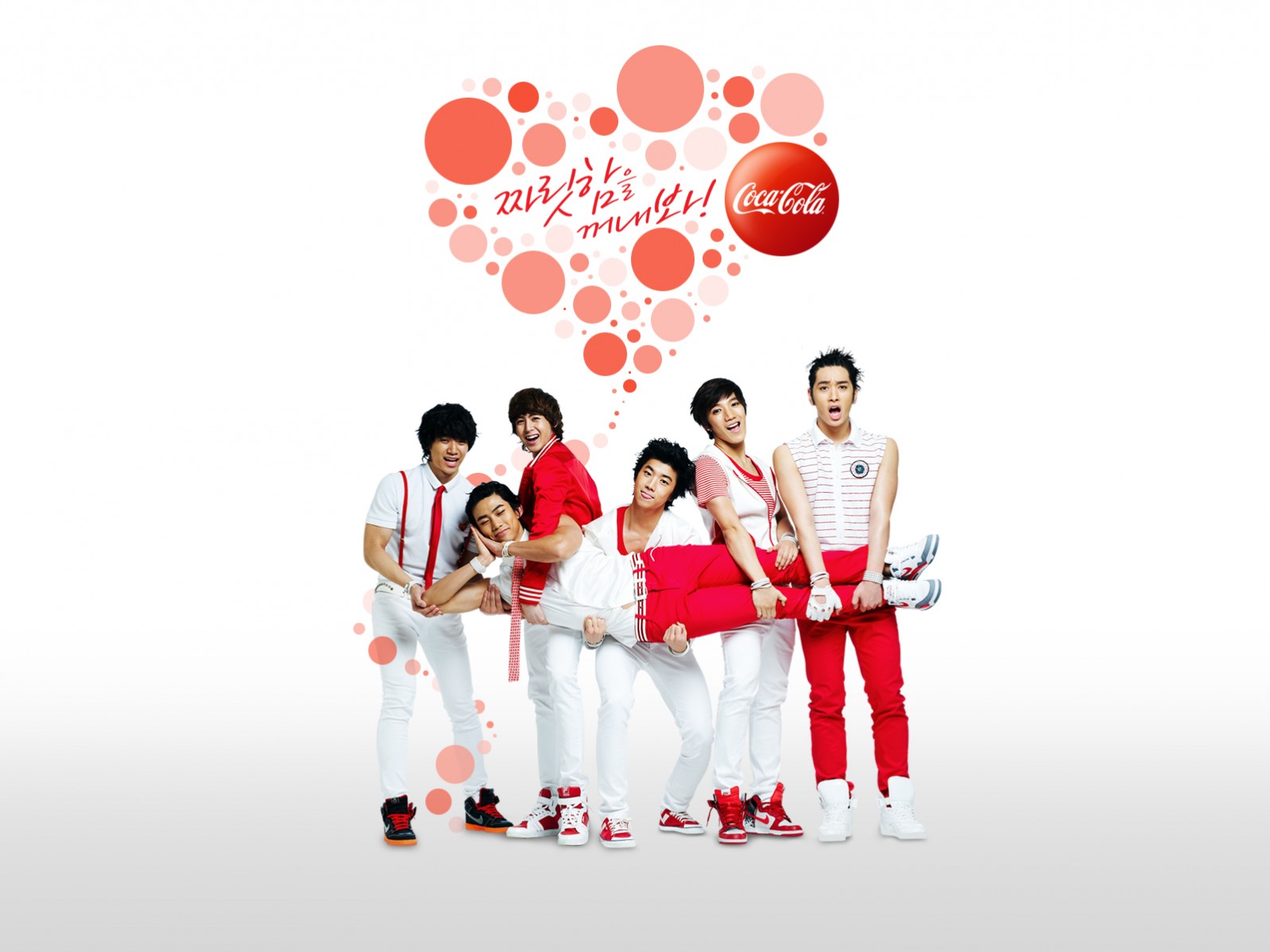 2PM poses for Coca Cola Wallpaper | Take Wallpaper