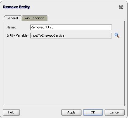 CRUD operations with the Entity variable – Oracle SOA Suite