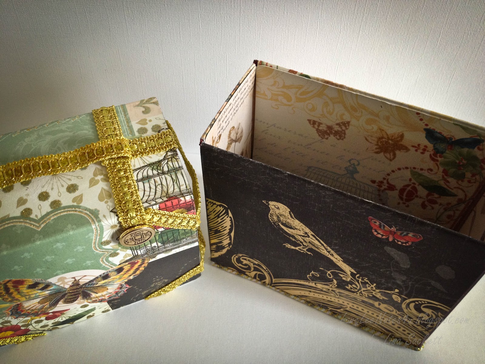 LoveLee Notes: Finish-ed Card Box