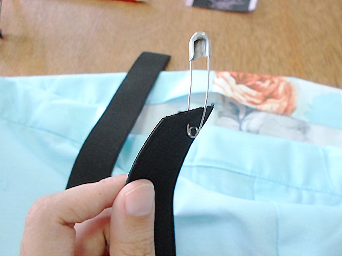 tutorial: cara menjait ban pinggang karet / elastic waistband ~ Kursus ...