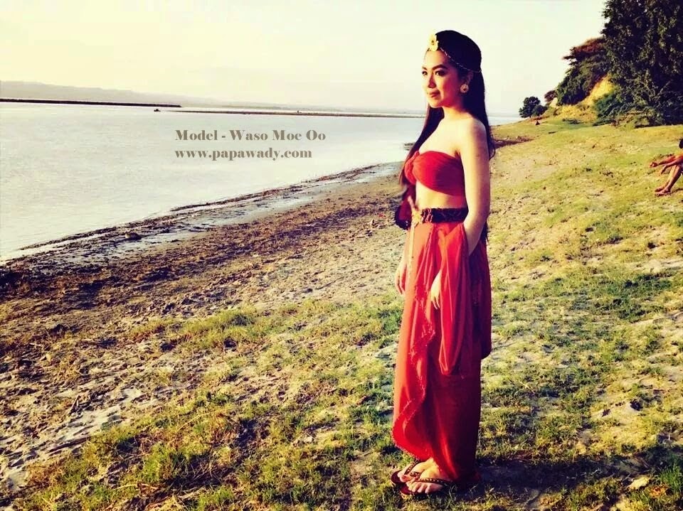 Myanmar Model Girl - War So Moe Oo in Ma Ni Sandar Shooting | Myanmar ...